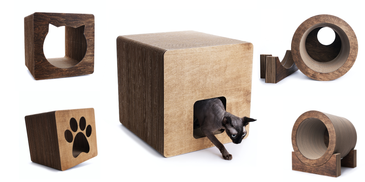 Kratzmöbel, Schlafplätze – Design-Produkte von HQ Cat